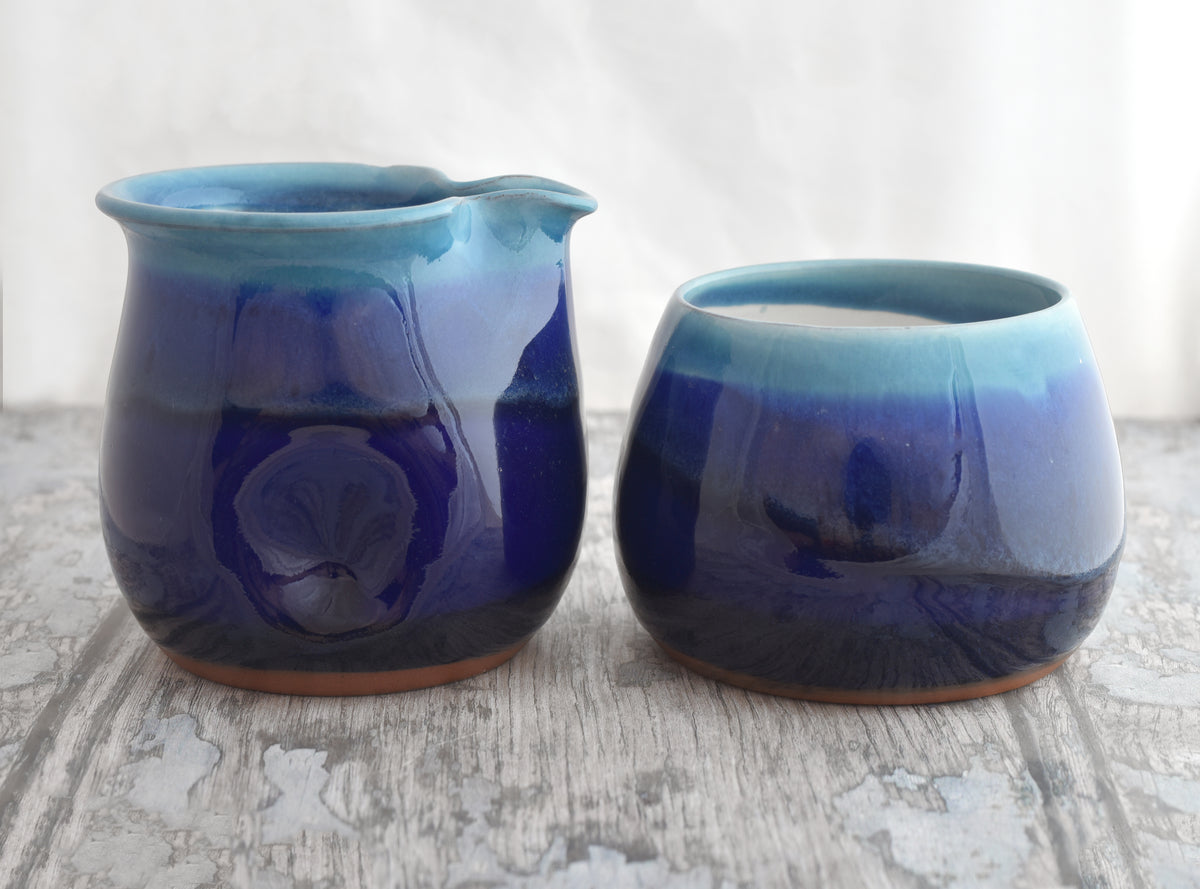 The Stewart Whisky Water Jug and Whisky Tumbler Set - Deep Sea Blue ...